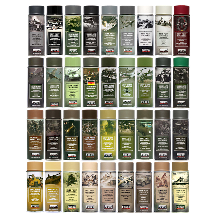 Paint Spray 400ml DDR Green - FOSCO INDUSTRIES